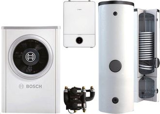 Bosch Luftw&auml;rmepumpen-Paket bopa CS752 CS7001iAW 7 or-s, AWE9, BPU400-C, inpa