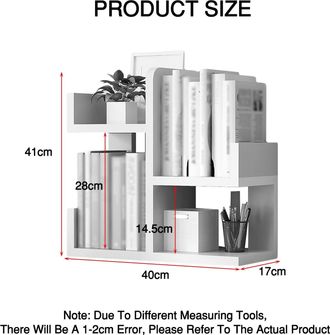 Generic Baumf&ouml;rmiges B&uuml;cherregal, Desktop-B&uuml;cherregal, B&uuml;cherregal, geeignet for die Aufbewahrung von B&uuml;chern und Zeitschriften in Heimb&uuml;ros(Color 4)