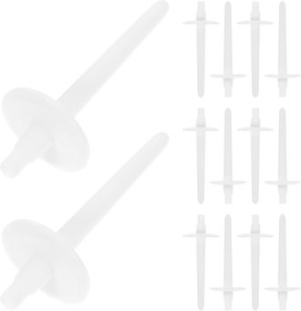 Lurrose 14 St&uuml;ck Garnrollenhalter aus Kunststoff N&auml;hgarnspulen Organizer f&uuml;r N&auml;hmaschinen Stick Quilt und Reparaturprojekte Sicherer Spulenhalt Gleichm&auml;&szlig;iger 