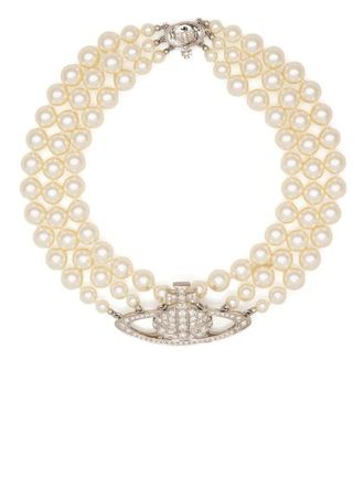 Vivienne Westwood Halskette - Layered Faux Pearl Necklace - Gr. unisize - in Mehrfarbig - f&uuml;r Damen