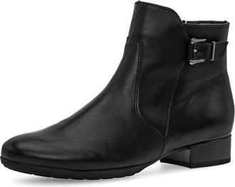 Gabor Damen Ankle Boots, Frauen Stiefeletten,Kurzstiefel,uebergangsschuhe,uebergangsstiefel,knöchelhoch,Stiefel,schwarz (Flausch),35.5 EU / 3 UK