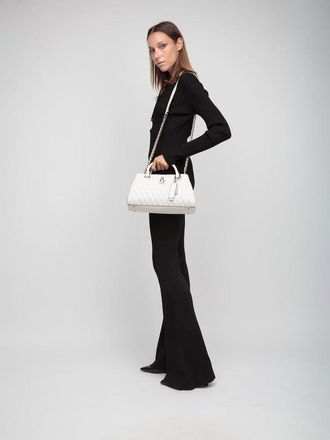 Guess Synthetic Satchel - Beige