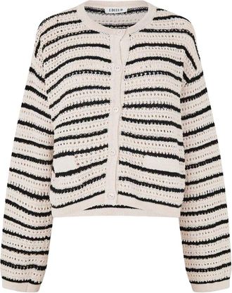 Edited Ida Strickjacke f&uuml;r Damen, geh&auml;kelt (Schwarz)