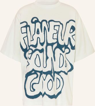 Flaneur Fl&acirc;neur Oversized-Shirt Sounds Good blau