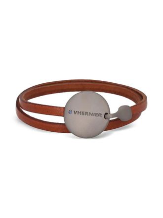 Vhernier Circle Lederarmband - Silber