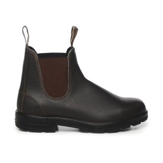 Blundstone Hochwertige Leder Elastische Seitenstiefel Stout - - Shoes - Herren - Braun - 45 EU