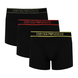 Emporio Armani 3-Pack Boxer Briefs - Homme - Sous-v&ecirc;tements - Noir - Taille: XL