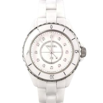 Chanel Pre-owned J12 Ceramic Quartz - Femme - Pre-owned - Blanc - Taille: ONE Size