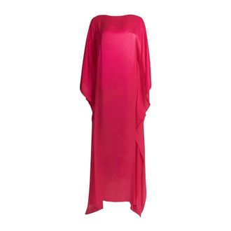 SA SU PHI Flie&szlig;endes Kaftan-Kleid - - Dresses - Damen - Rosa - L