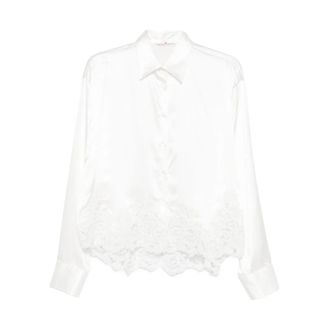 Ermanno Scervino Fondo Pizzo Shirt - - Blouses & Shirts - Damen - Wei&szlig; - M