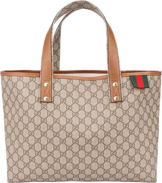 Gucci Crossbody Bags - Gucci Canvas GG Monogram Sherry Line Handbag - Gr. unisize - in Braun - für Damen