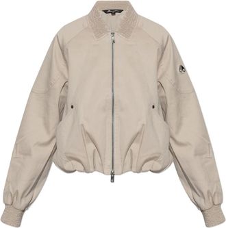 Moose Knuckles Femme, Vestes, Beige, Taille: 36 FR Blouson aviateur en coton