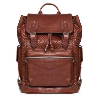 Brunello Cucinelli Homme, Sacs, Brun, Taille: ONE Size City Backpack