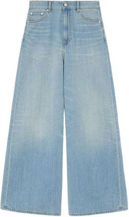 Ganni Straight Leg Jeans - Hellblau