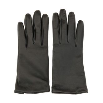 Saint Laurent Cassandre Short Gloves - - Accessories - Damen - Schwarzk - 8 1/2 IN