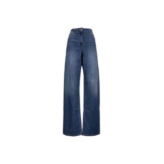 Elisabetta Franchi Wide Jeans - - Jeans - Damen - Blau - W32