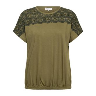 &Co Woman Spitzentop - - Blouses & Shirts - Damen - Gr&uuml;n - 3XL