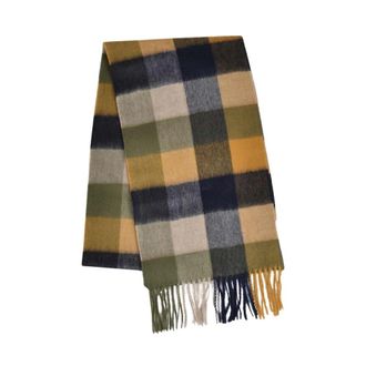 Barbour Kariertes Wollkaschmirschal - - Accessories - Herren - Mehrfarbig - ONE SIZE