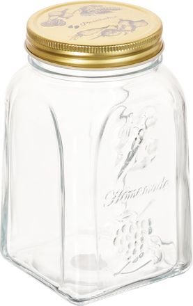 Pasabahce Homemade Vorratsdose mit Deckel, Gold