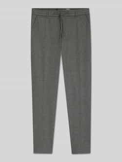 HUGO BOSS Tapered Stoffhose mit Woll-Anteil Modell PERIN
