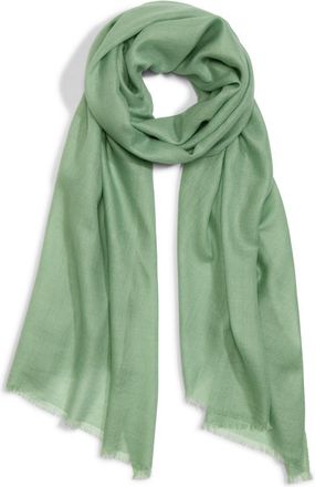 Peter Hahn Schal aus Seide und Kaschmir Peter Hahn gr&uuml;n