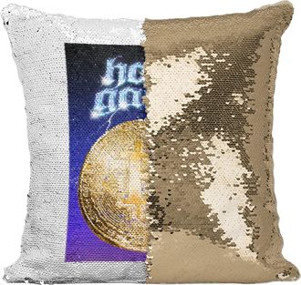 Fabulous Kissen mit Paillettenbezug Gold HODL Gang Crypto Currency Trading Blockchain Finanzen Bitcoin Humor Meme