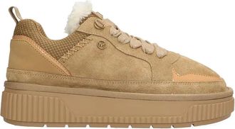 Mexx Fluffy platform sneakers - Nude