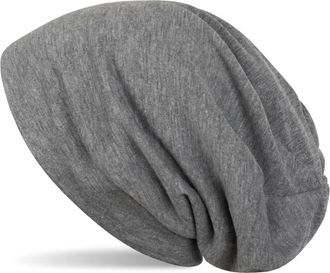 styleBREAKER M&uuml;tze Beanie mit All Over Glitzer