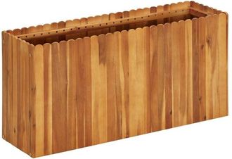 vidaXL Lit sur&eacute;lev&eacute; de jardin 100x30x50 cm Bois massif dacacia vidaXL