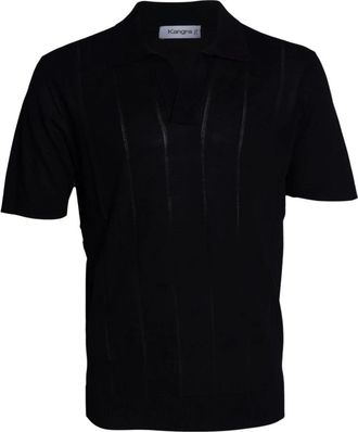KANGRA Homme, Tops, Noir, Taille: XL Polo Chemises