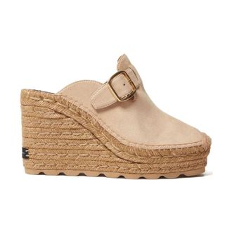 Stella McCartney Gaia Suede Clogs - - Shoes - Damen - Beige - 39 EU