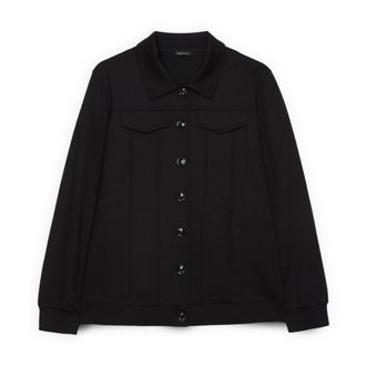 Fiorella Rubino Damen, Jacken, Schwarzk, SGr&ouml;&szlig;e