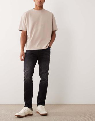 HUGO BOSS Hugo - 708 - Jean slim - Gris fonc&eacute;