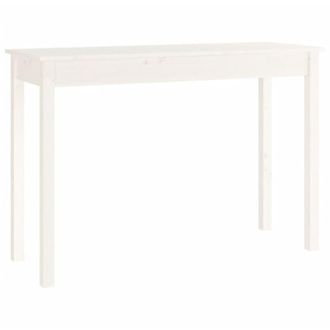 vidaXL Konsolentisch Wei&szlig; 110x40x75 cm Massivholz Kiefer Vidaxl