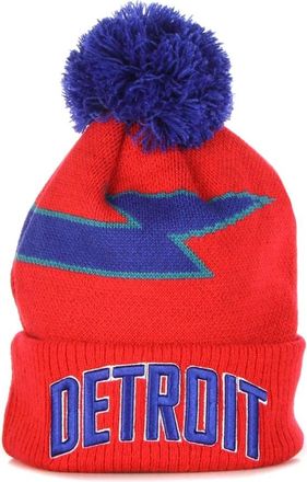 New Era Detroit Pistons Pom Pom M&uuml;tze - - Accessories - Herren - Mehrfarbig - ONE SIZE