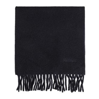 Max Mara Fragore Wollschal - - Accessories - Damen - Blau - ONE SIZE