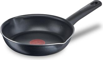 T-fal Day by Day On Bratpfanne, 20 cm, Antihaftbeschichtung, Thermo-Signal bei guter Brattemperatur, NICHT induktionsgeeignet, tiefe Form, mühelose Reinigun
