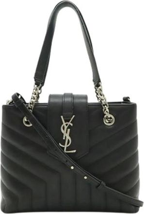 Saint Laurent Sac bandouli&egrave;re matelass&eacute; doccasion - Femme - Pre-owned - Noir - Taille: ONE Size