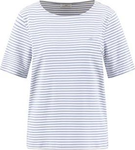 Fynch-Hatton T-shirt en coton avec motif ray&eacute; et manches mi-longues, Bleu Cornflower, XL