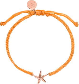 Purelei Mahina Club Beach Star Orange Armband, verstellbare L&auml;nge