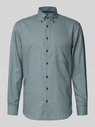 Eterna Modern Fit Business-Hemd mit Button-Down-Kragen