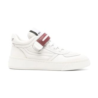 Bally Wei&szlig;e Sneakers mit Kalbsleder-Patch - - Shoes - Damen - Wei&szlig; - 38 1/2 EU