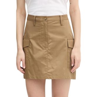 Blauer Short Skirt Blueview - - Skirts - Damen - Braun - W27