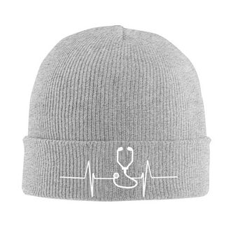Generic Stéthoscope Battement De Coeur Médecin Infirmière Femme Homme Bonnets Hiver Coupe-Vent Bonnet De Pêcheur Chaud Bonnet De Trawler pour Cyclisme Randonn