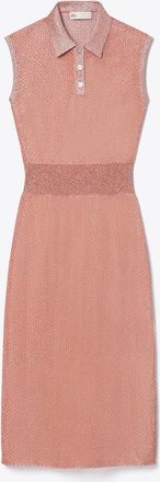 Tory Burch Damen Polokleid aus Mesh
