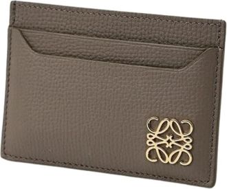 Loewe Pre-owned Card case - Femme - Pre-owned - Brun - Taille: ONE Size