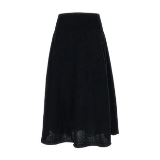 Extreme Cashmere N&deg;470 Seduce Midirock - - Skirts - Damen - Schwarzk - ONE SIZE