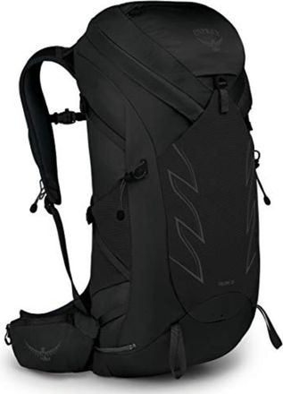 Osprey Herren Talon 36l Wanderrucksack mit H&uuml;ftgurt, Stealth Black