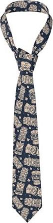 Generic Cravate Idoles Tiki Hawa&iuml; Exotique Vintage Fine Cravates &Eacute;troit Cravate Pour Hommes Pour Remise De Dipl&ocirc;me F&ecirc;te Travail