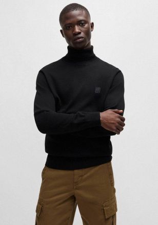 HUGO BOSS Strickpullover Akiro Rollkragen Regular Fit, Feinstrick